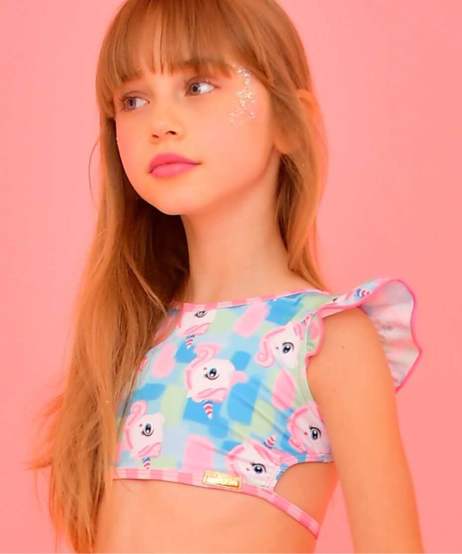 Biquíni Magah Infantil Maitê Unicórnio Magah Beachwear