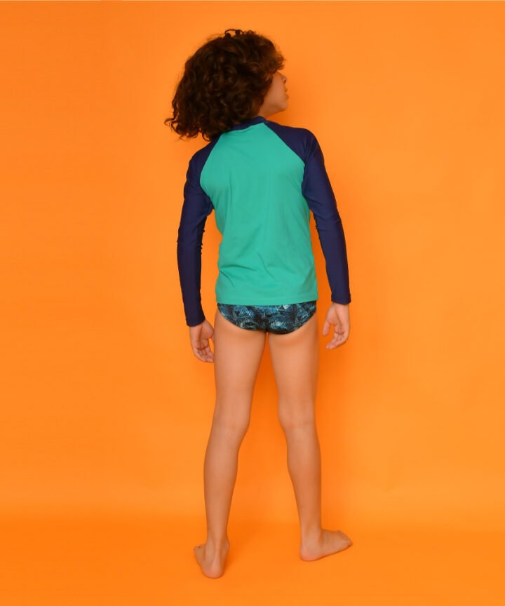Blusa UV Magah Infantil Estampada Skate – Magah Beachwear