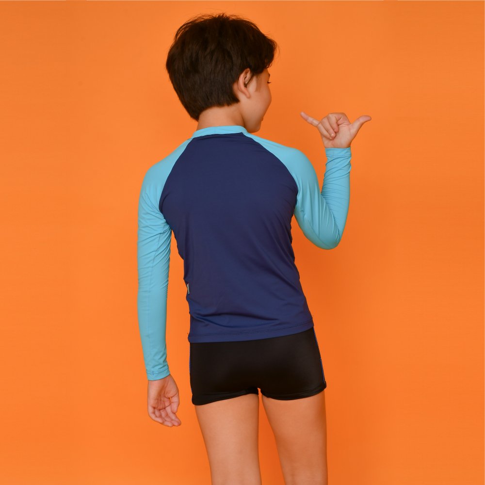 Blusa UV Magah Infantil Estampada Surfing – Magah Beachwear