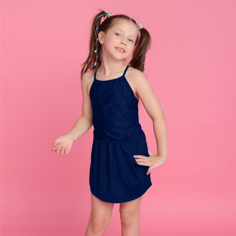 Saída Magah Infantil Saia Jane Marinho – Magah Beachwear
