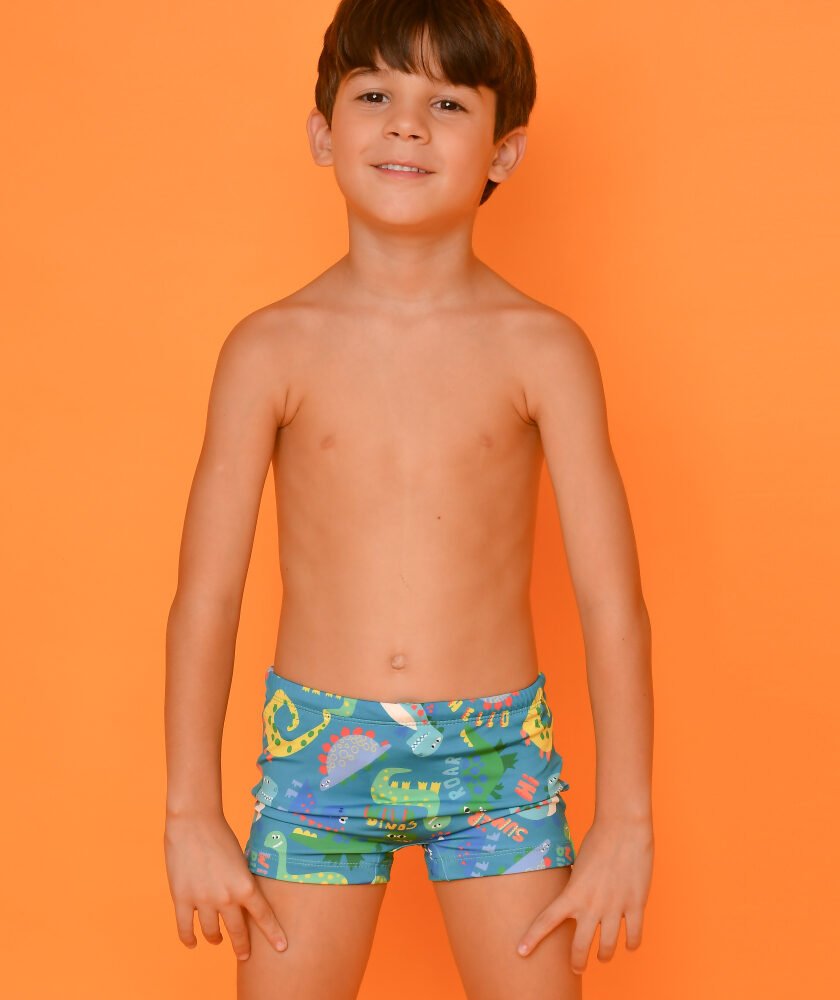 Sunga Magah Infantil Diogo Boxer Dinossauro – Magah Beachwear