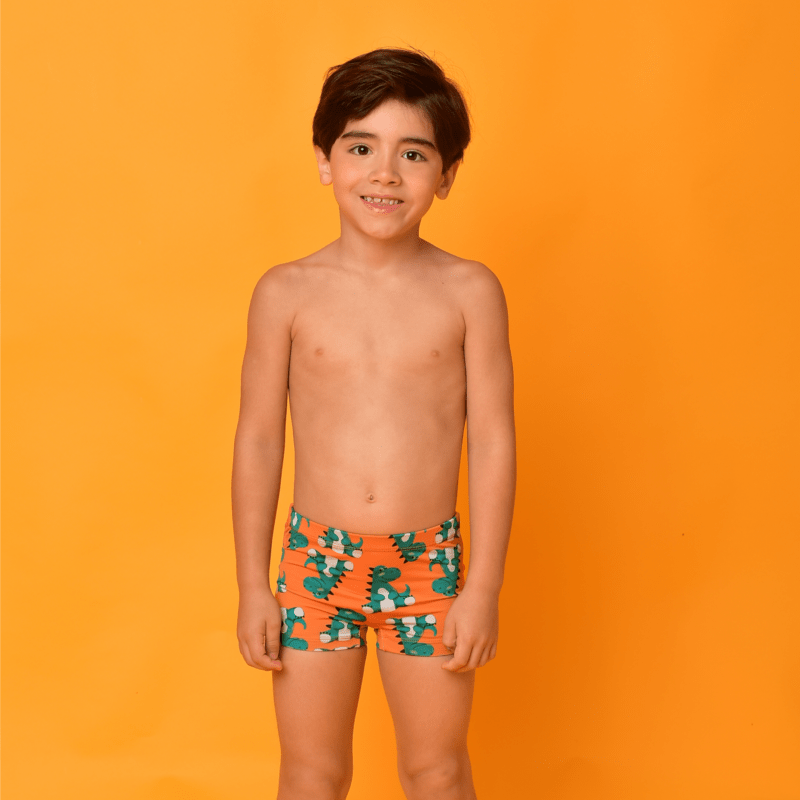 Sunga Magah Infantil Gabriel Boxer Dinossauro – Magah Beachwear